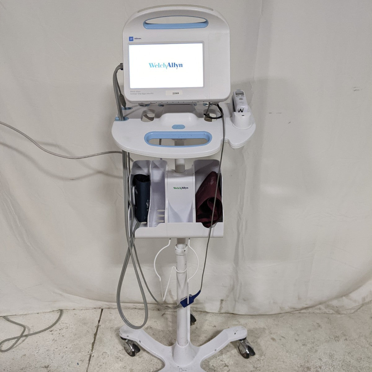 Hillrom Welch Allyn Connex VSM 6000 Vital Signs Monitor w/ ThermoScan ...